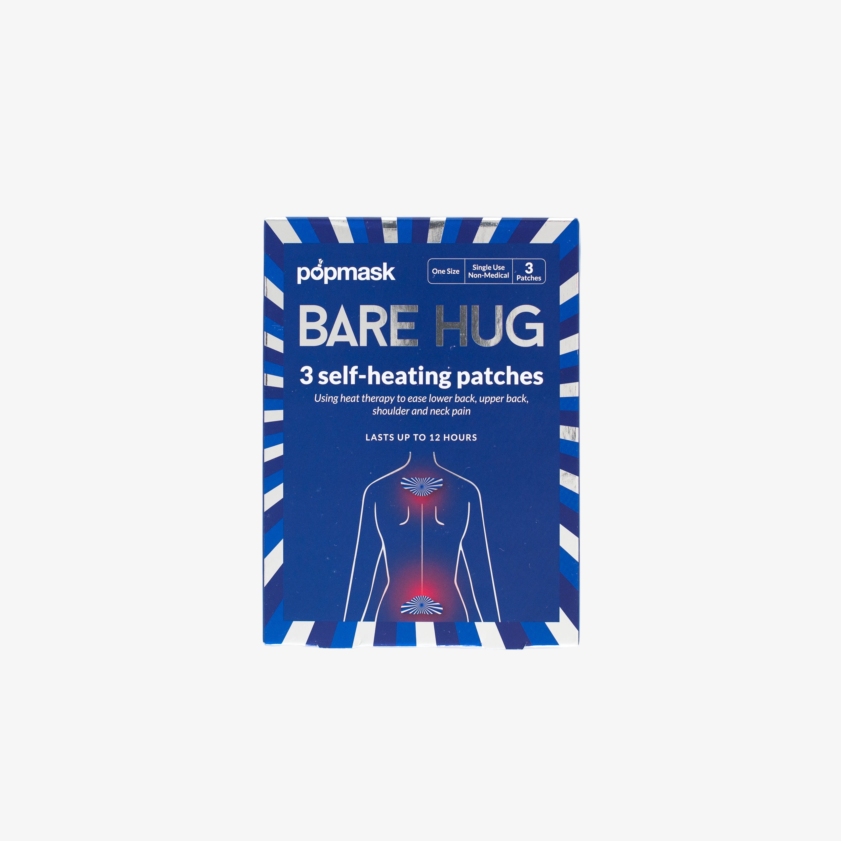 Bare Hug Self-Heating Patches for Muscle Relief – Popmask London